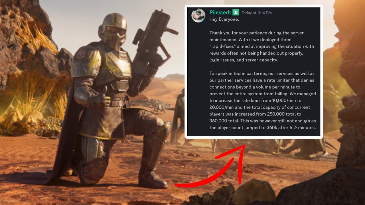 Helldivers 2 Latest Server Maintenance Update - YouTube