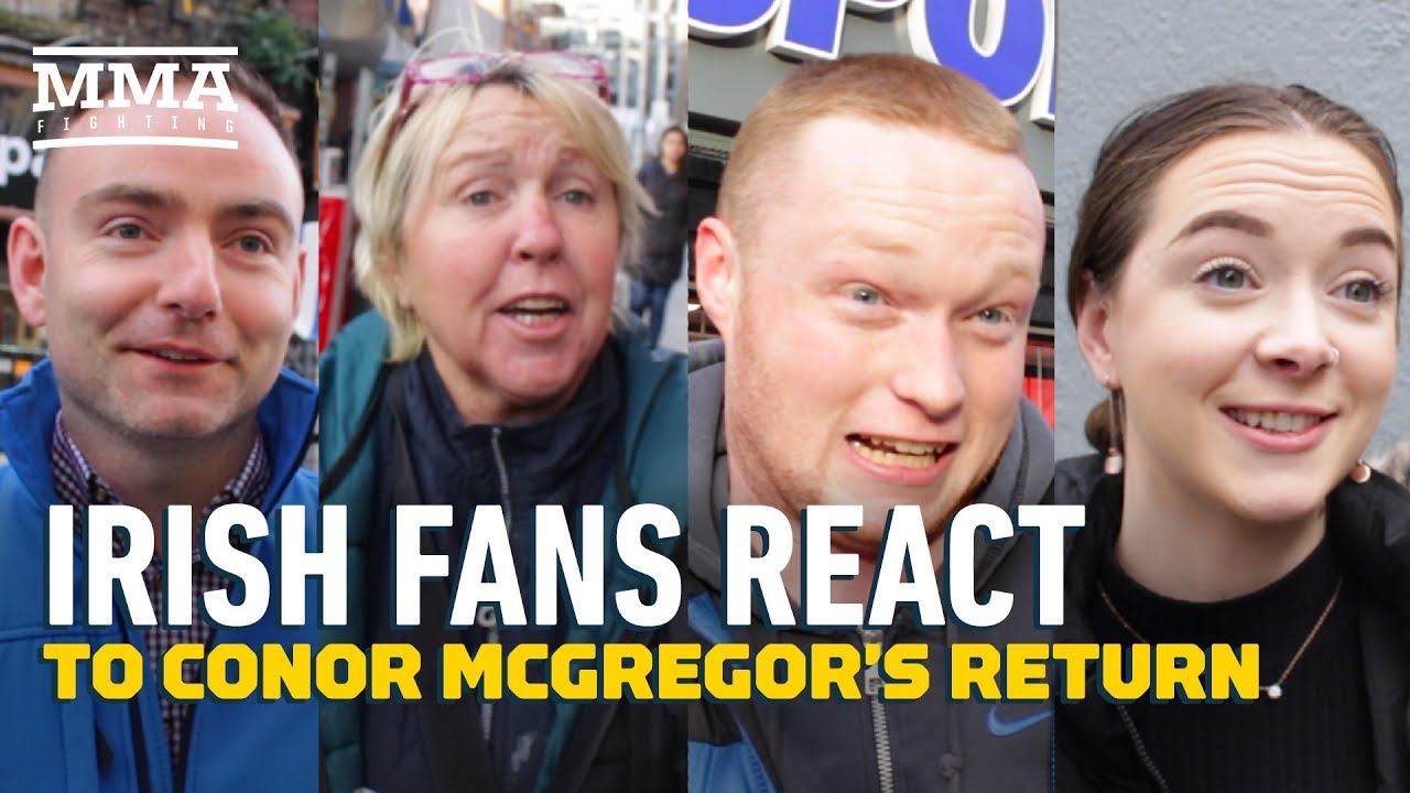 UFC 246: Irish Fans React To Conor McGregor’s Return - MMA Fighting ...