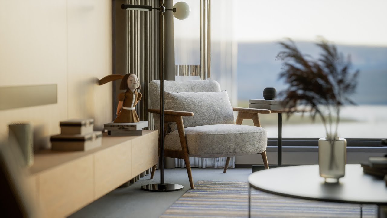 Twinmotion 2022.2 [ Path Tracing ] Interior 3D Render - YouTube