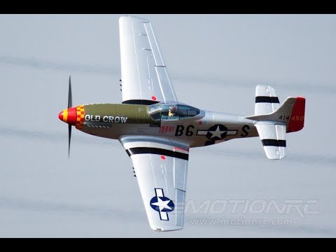 Brant's New Freewing P51 1400mm Grass Takeoff and Landing - YouTube