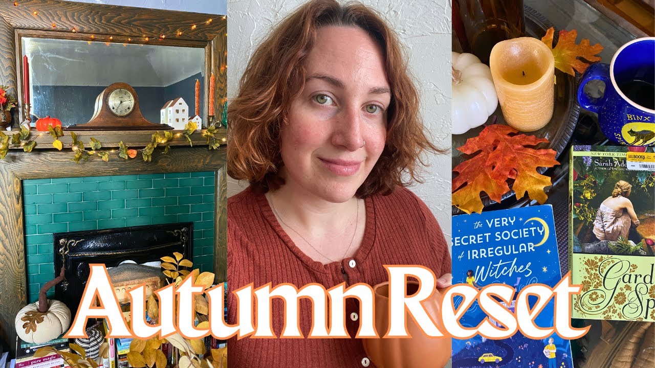Autumn Reset and Decorate with Me 🍁🍂 | Fall TBR + book, movie, TV ...