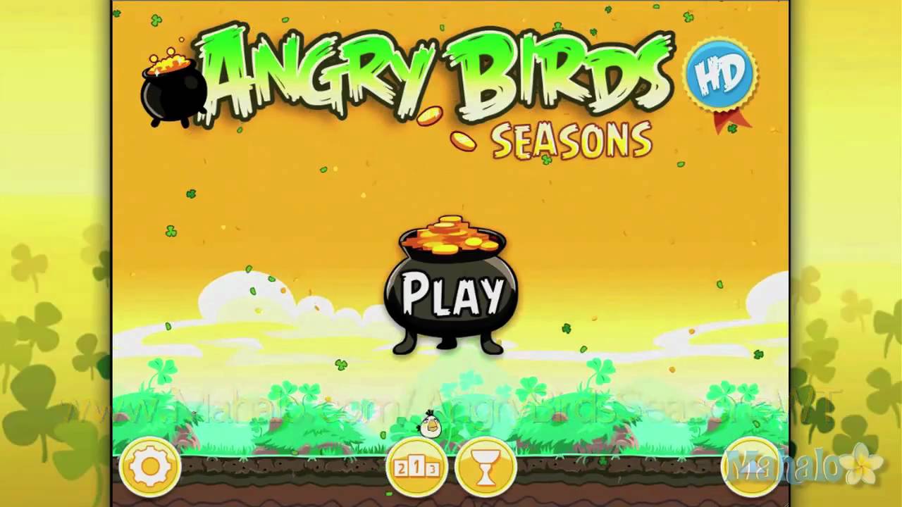 Angry Birds Seasons St Patricks Day: Golden Egg Level 1 - YouTube