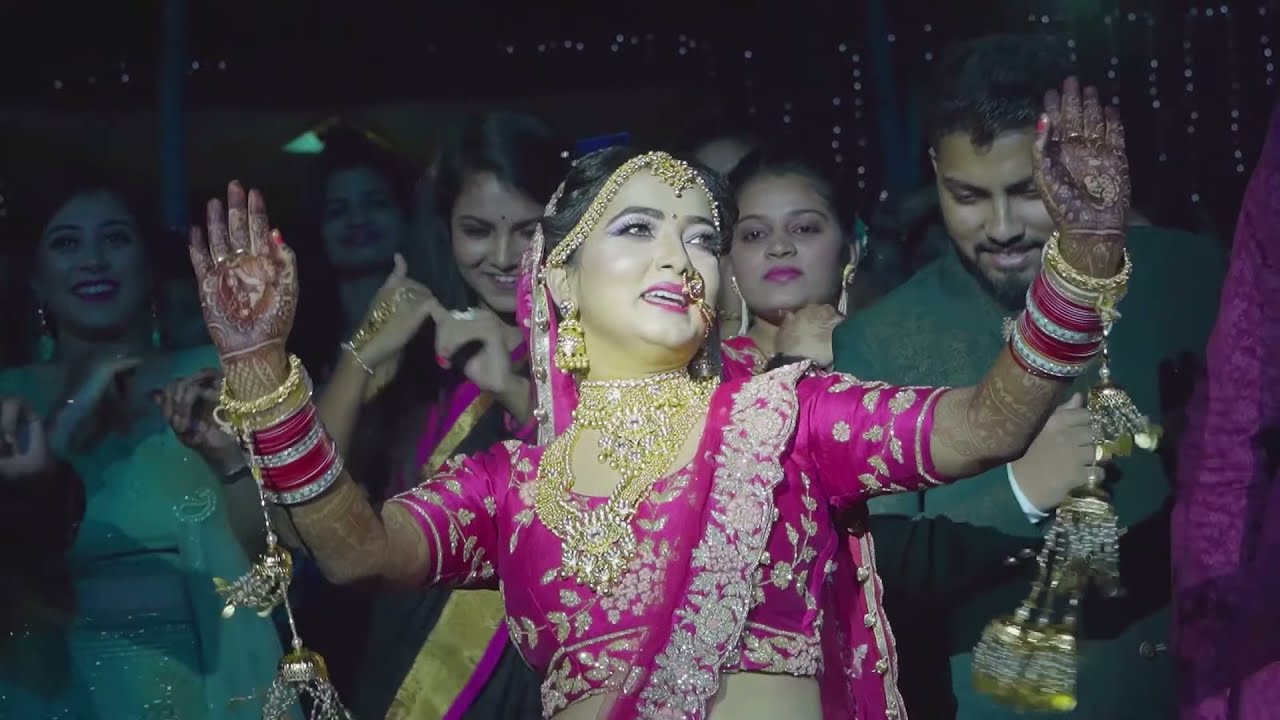 Bride dance entry - YouTube