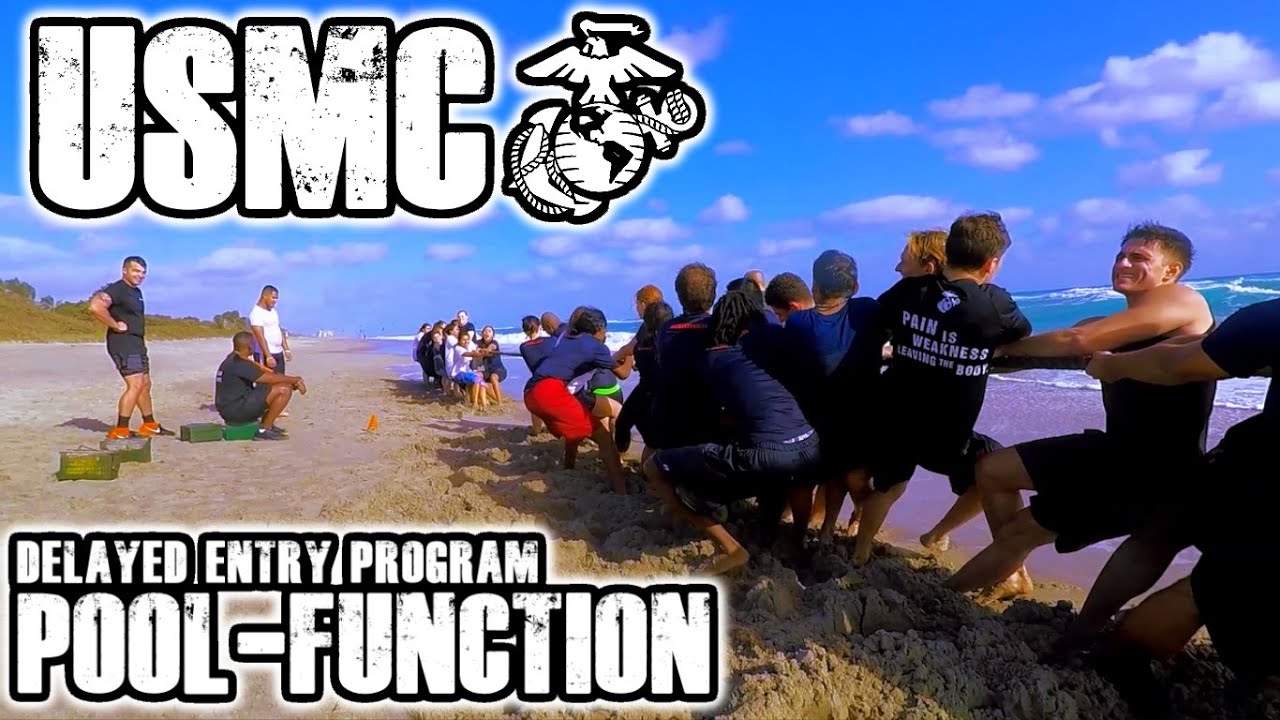 Vlog.25 USMC DEP Pool Function, RSS West palm beach - YouTube
