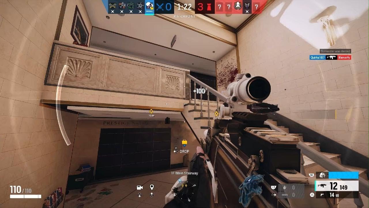 Tom Clancy's Rainbow Six Siege 1v5 - YouTube