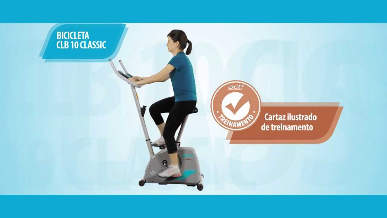 Bicicleta CLB 10 - Linha Classic | act! home fitness by Caloi - YouTube