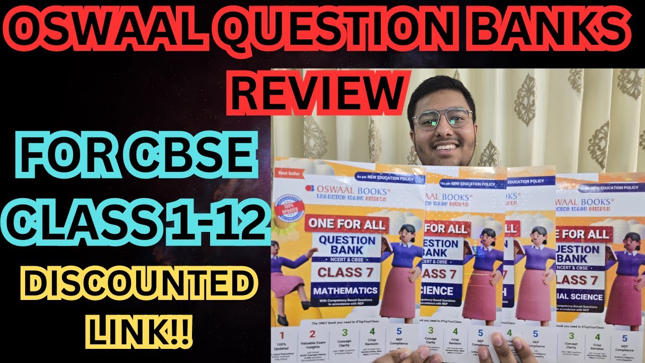 Best Question Banks for CBSE Class 1-12 Oswaal Books Review #cbse # ...