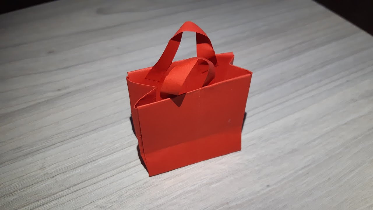 How to make MINI PAPER HANDBAG| Paper Crafts - YouTube