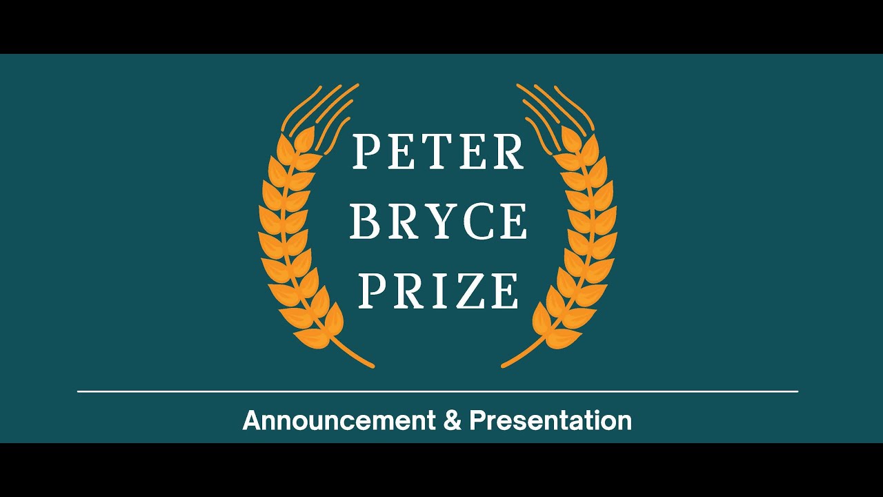 2021 Peter Bryce Prize for Whistleblowing - YouTube