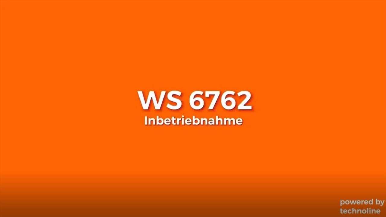 WS 6762 // Bedienungsanleitung // Inbetriebnahme // technoline - YouTube