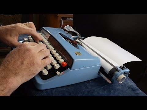 Typewriter Video Series - Episode 49: Webster XL-747 - YouTube