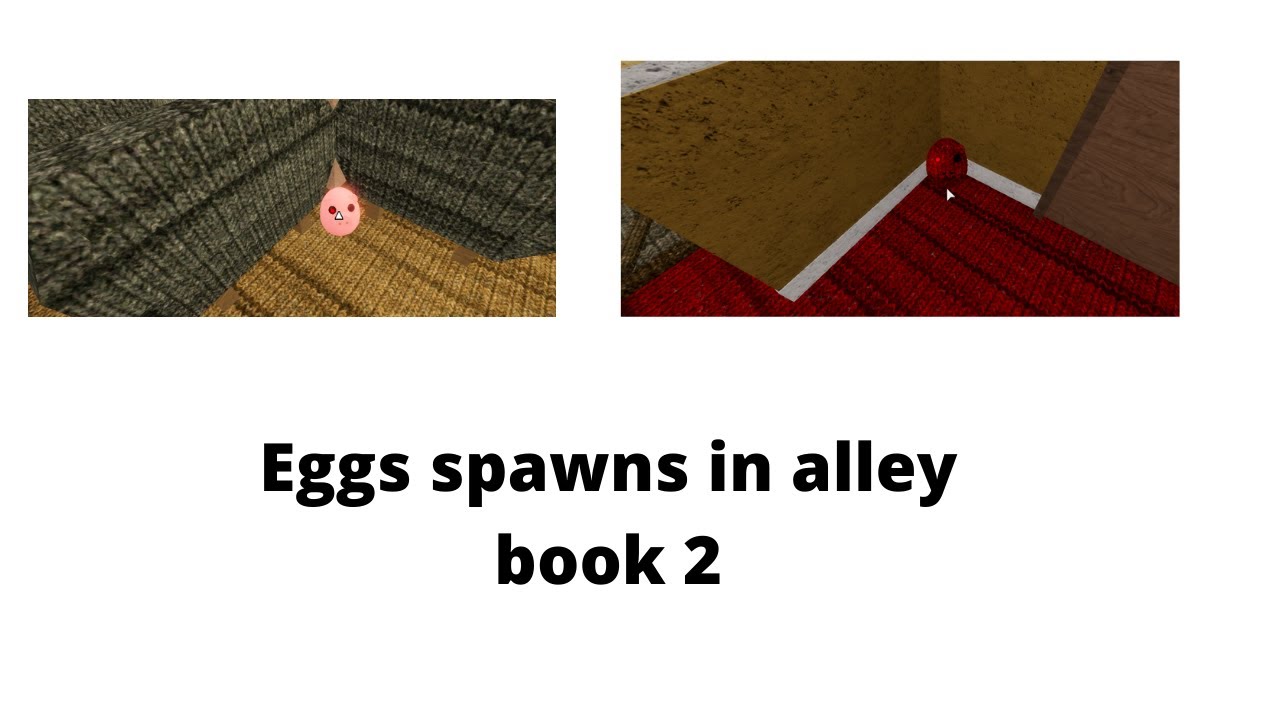 Roblox Piggy egg hunt eggs spawns in alley map - YouTube