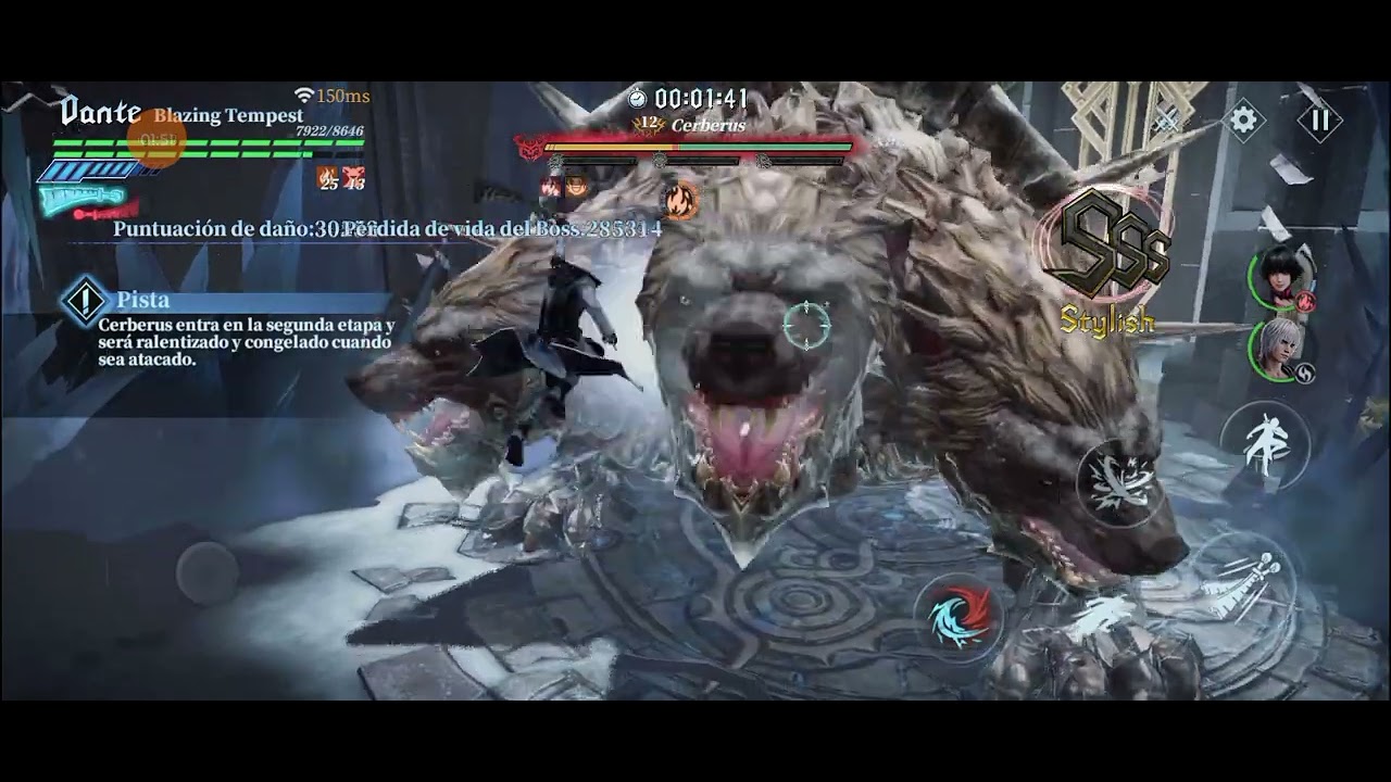 caza de boss cerberus devil may cry peak of combat - YouTube