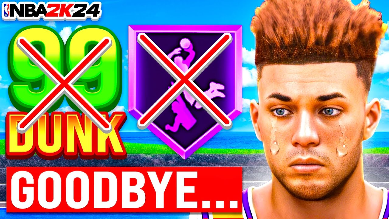 RIP 99 DRIVING DUNK IN NBA 2K24 😢 - YouTube