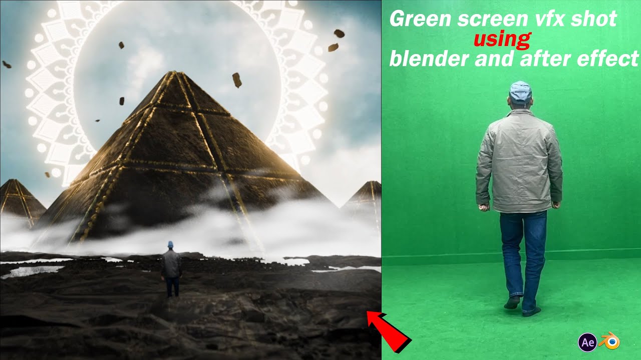 Green Screen VFX using Blender and After effects | Blender Full VFX ...