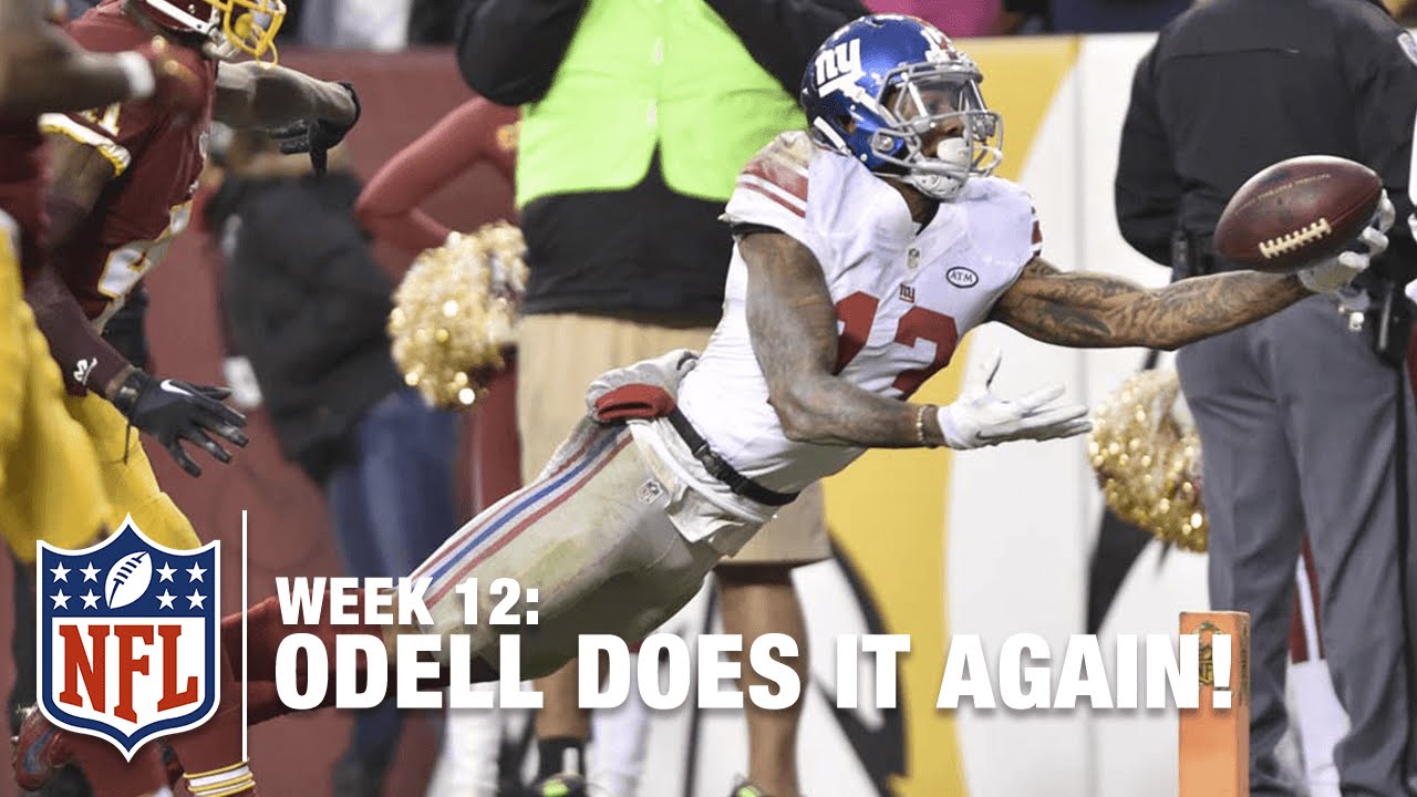 Odell Beckham Jr. Does it Again!!! "The One Handed Catch, Part Two ...
