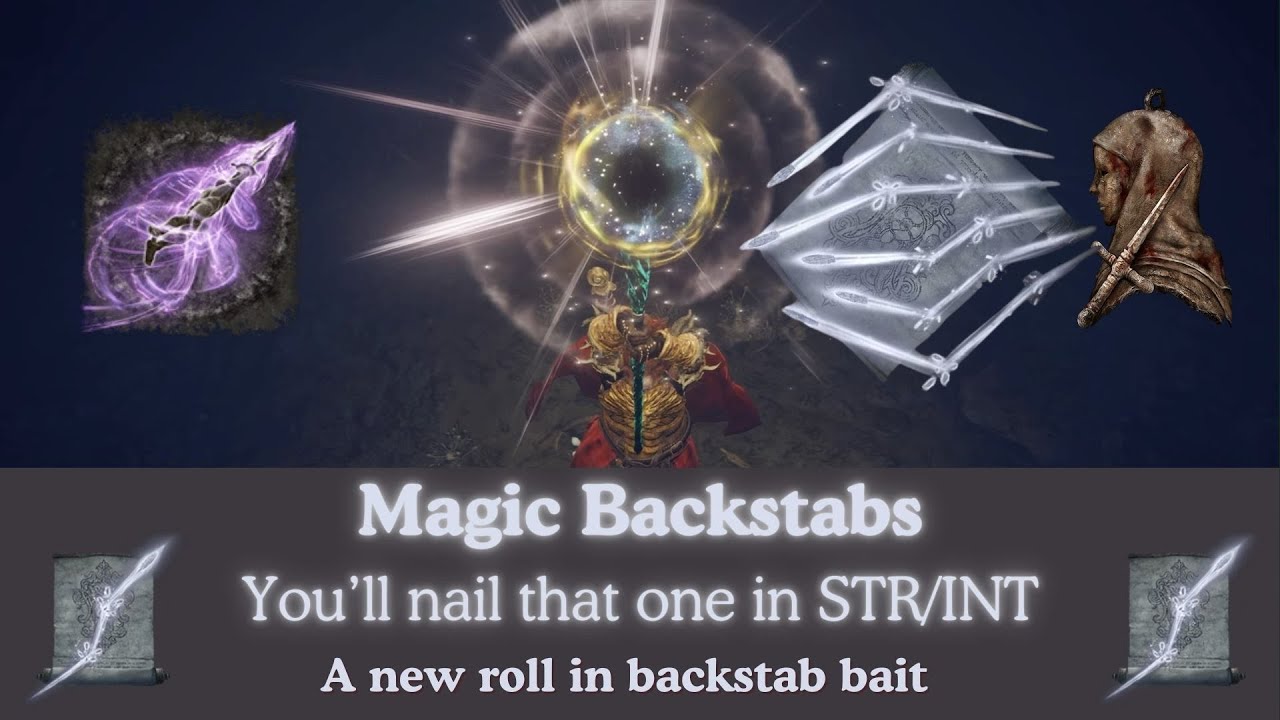 The magic backstab bait, another great fisher tool ! STR/INT - Elden ...