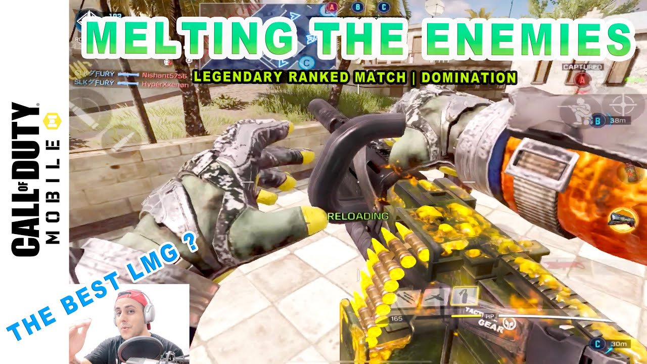 CHOPPER COD MOBILE GAMEPLAY | LEGENDARY RANK MATCH | DOMINATION - YouTube