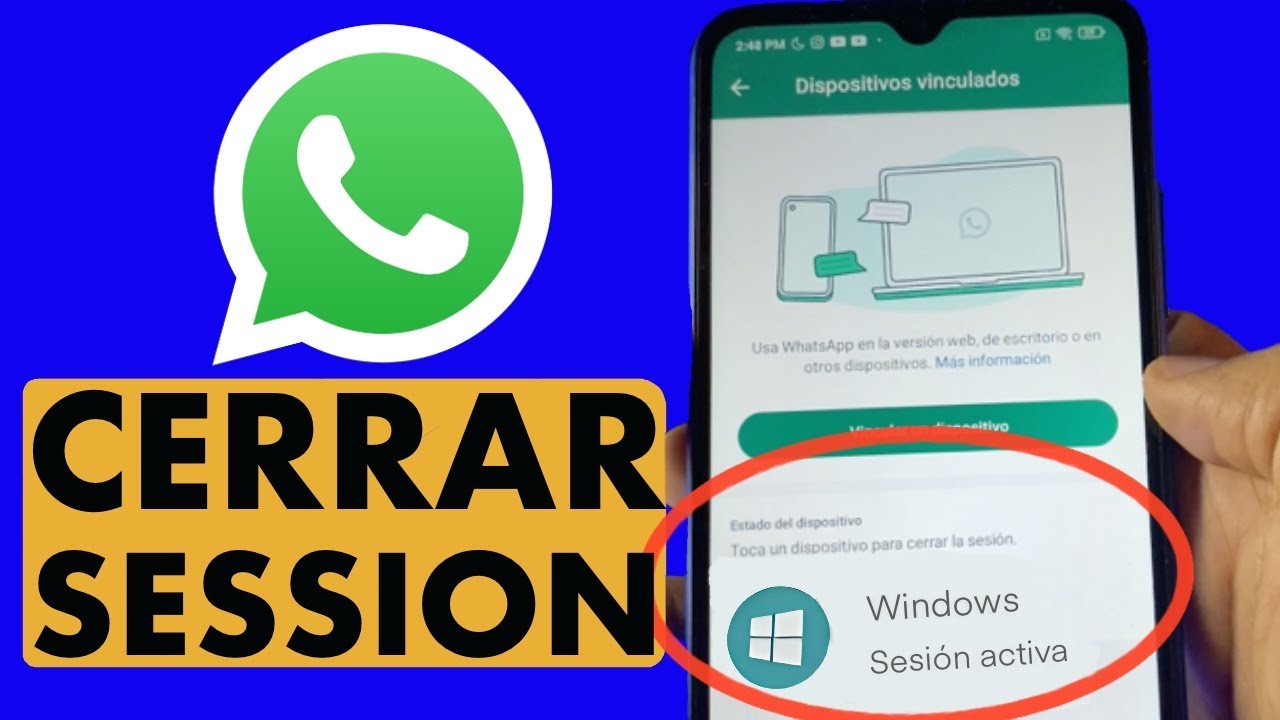 Cómo cerrar sesión en WhatsApp Web desde mi celular - YouTube