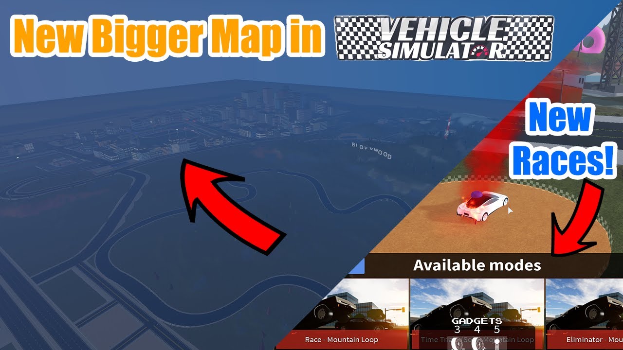 New Map & Races in Roblox Vehicle Simulator! - YouTube