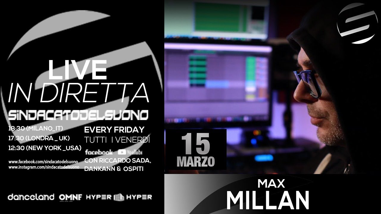 Sindacato del Suono 173 - 15/03/2024 - Max Millan - YouTube