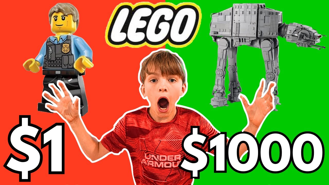 $1 vs $1,000 LEGO SET... - YouTube
