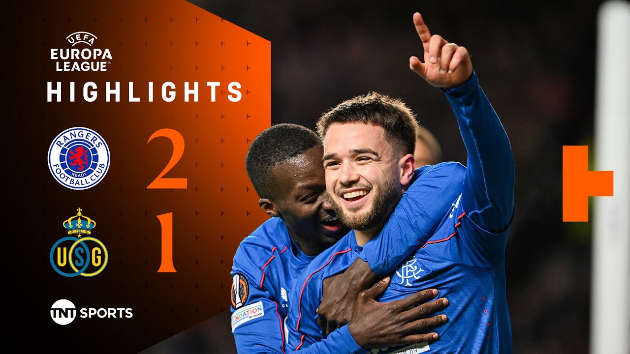Rangers Secure Last 16 Spot 😯 | Rangers 2-1 Union SG | UEFA Europa ...