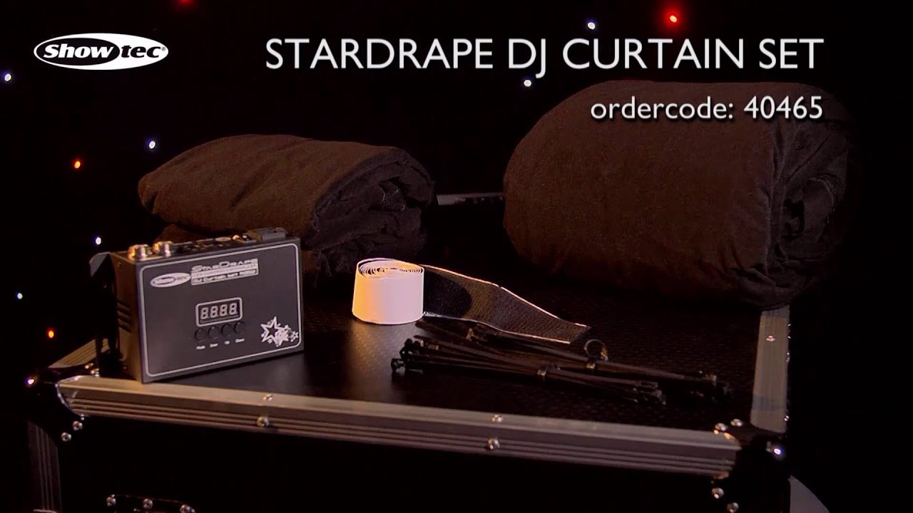 Showtec Stardrape DJ Curtain Set. Ordercode: 40465. - YouTube