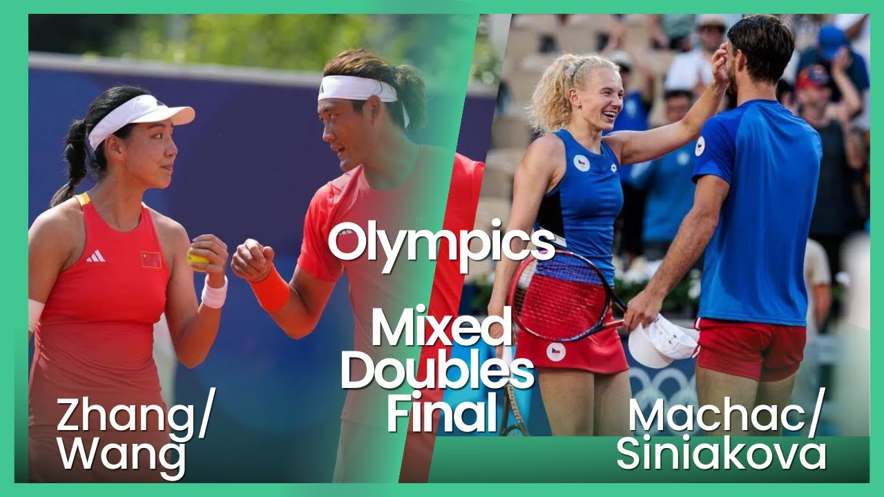 Wang / Zhang vs Machac / Siniakova | Olympics Mixed Doubles Final ...
