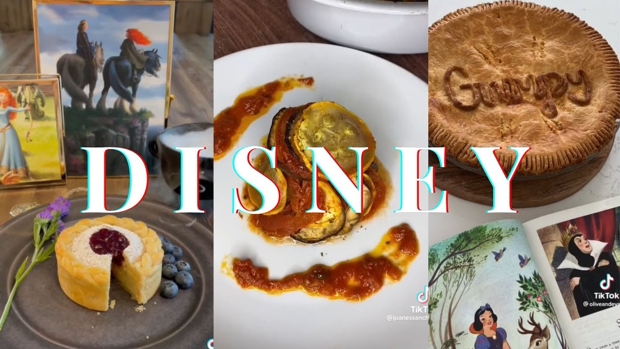 🥧 RECETAS de COMIDA de DISNEY 🍝 | Recopilación de Tiktok - YouTube