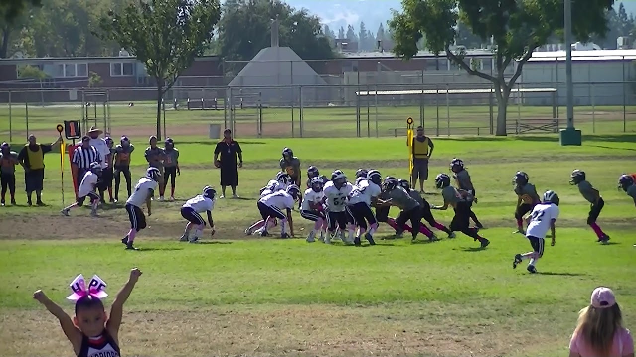 Adams first touchdown for Boyle Heights Wolfpack - YouTube