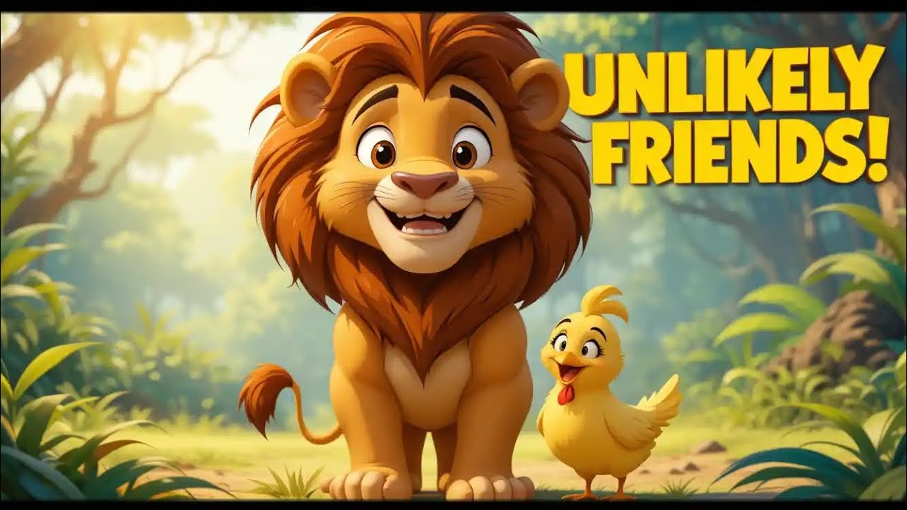 The Brave Lion and the Little Chicken – A Story of Friendship - YouTube