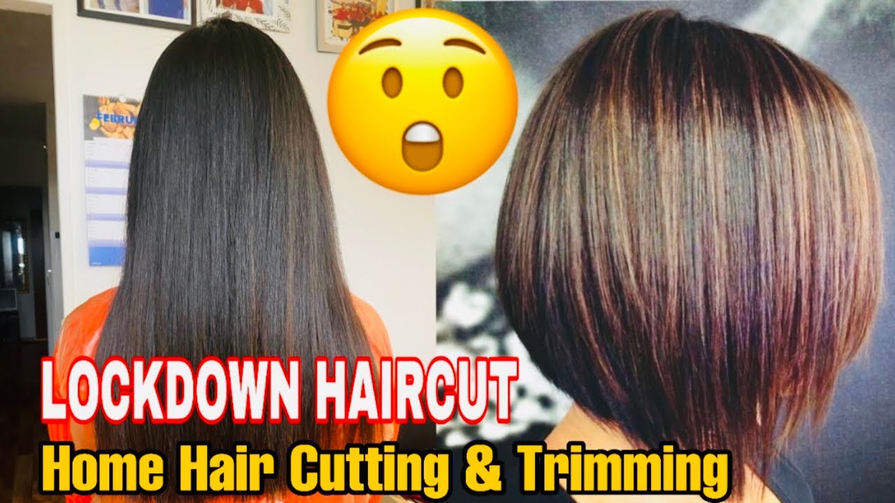 Lockdown Haircut | One year without Haircut | At Home Hair Cutting and ...