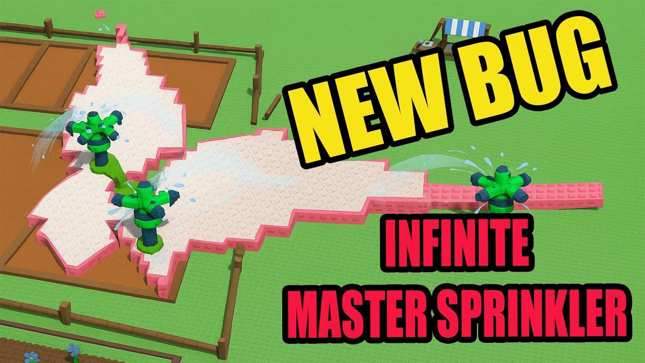 Bug Infinite Master Sprinkler Terbaru di Grow a Garden - YouTube