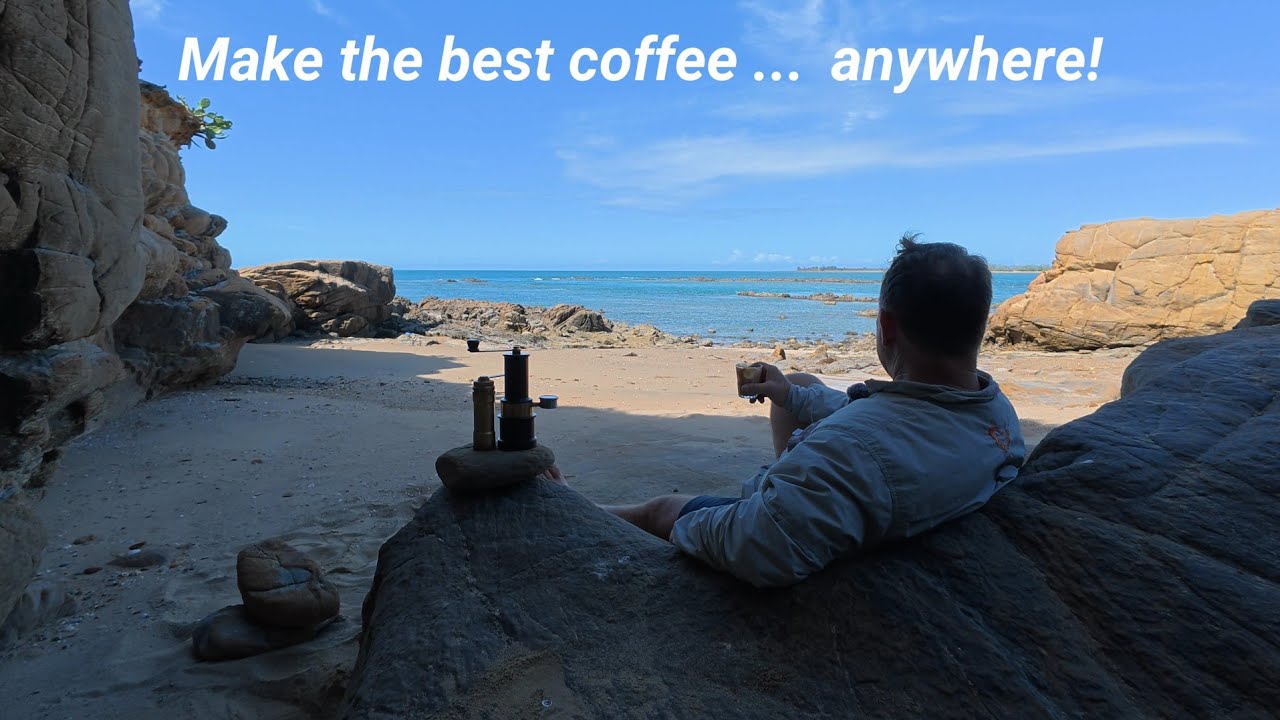 Best way to make coffee camping - Making awesome coffee on an isolated ...