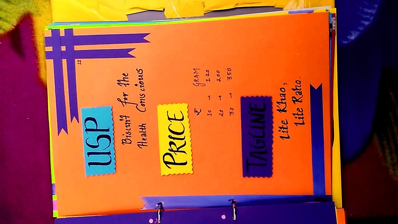 Marketing Management Project For Class 12th Commerce on Biscuit - YouTube