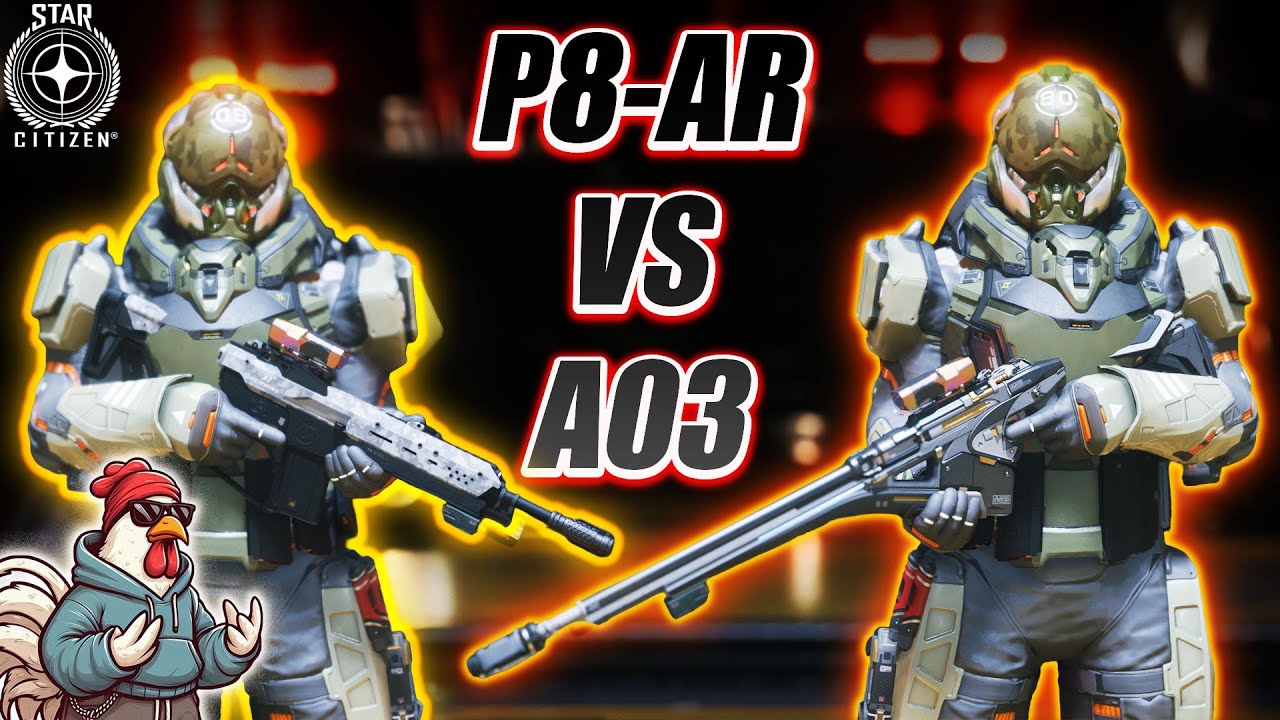P8AR Vs Ao3 FPS Field Testing in the RAW - Star Citizen 4.5 - YouTube