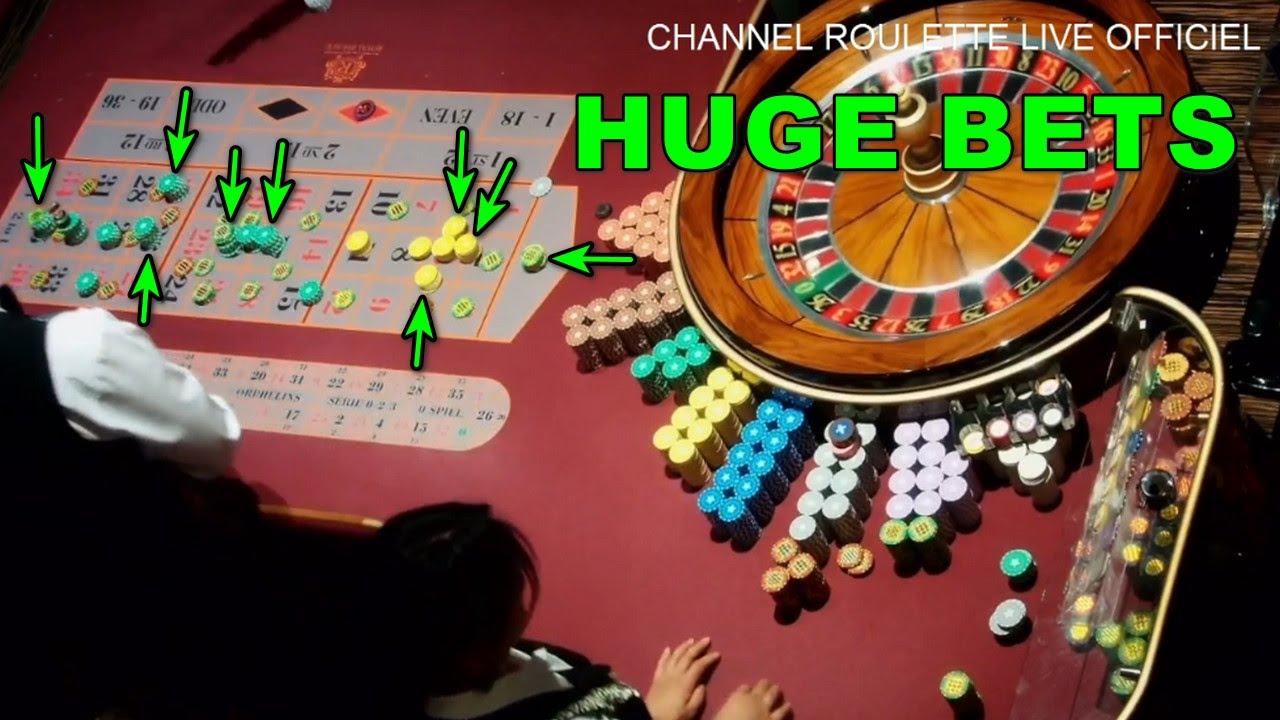 HUGE BETS IN TABLE IN REAL ROULETTE IN CASINO BIG OF 13/02/2025 - YouTube