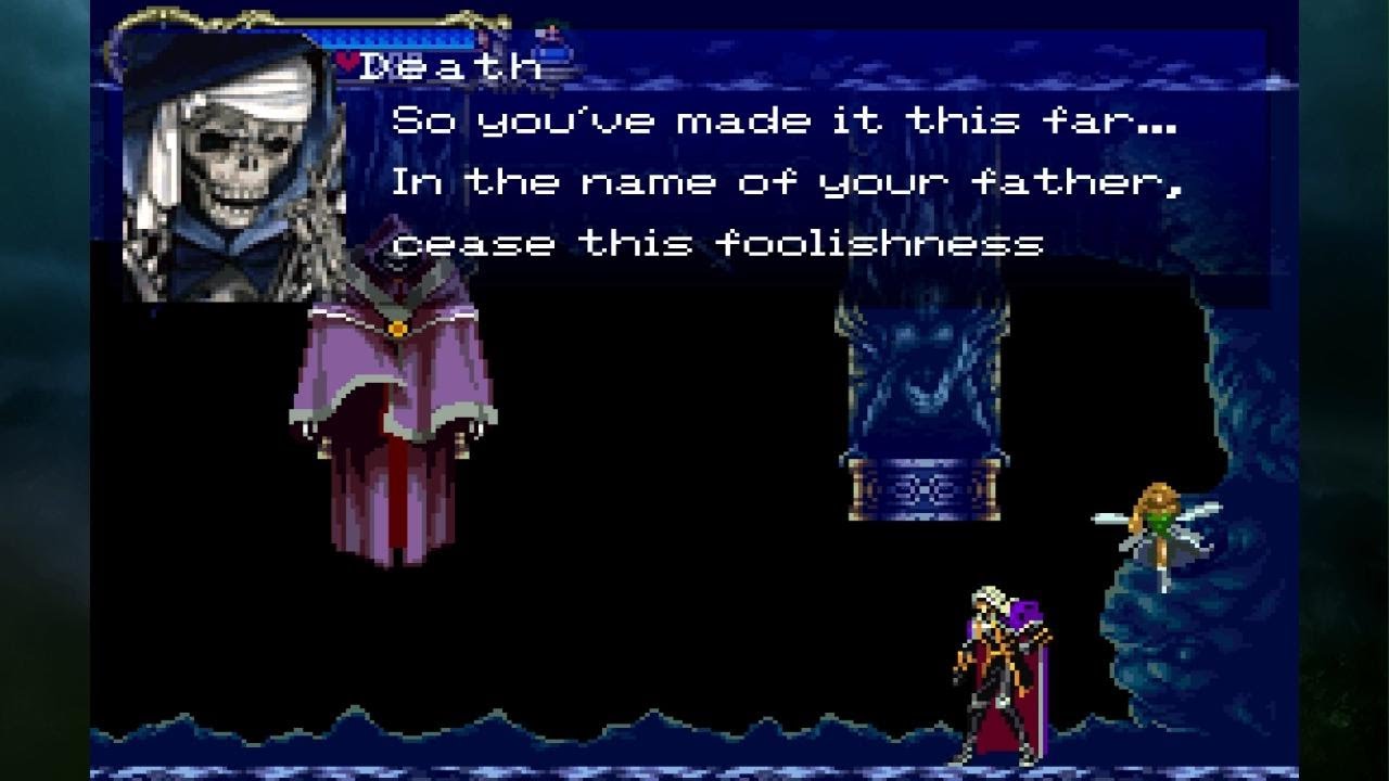 Castlevania SOTN Death "boss fight" - YouTube