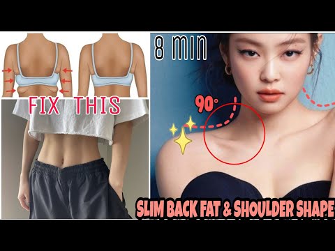Best Korea Shoulder Exercises For Girls | 10 Exercises To Reduce Back Fat at Home #2022