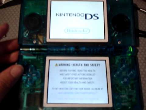 DS Lite Case Mod - Startup Test - YouTube