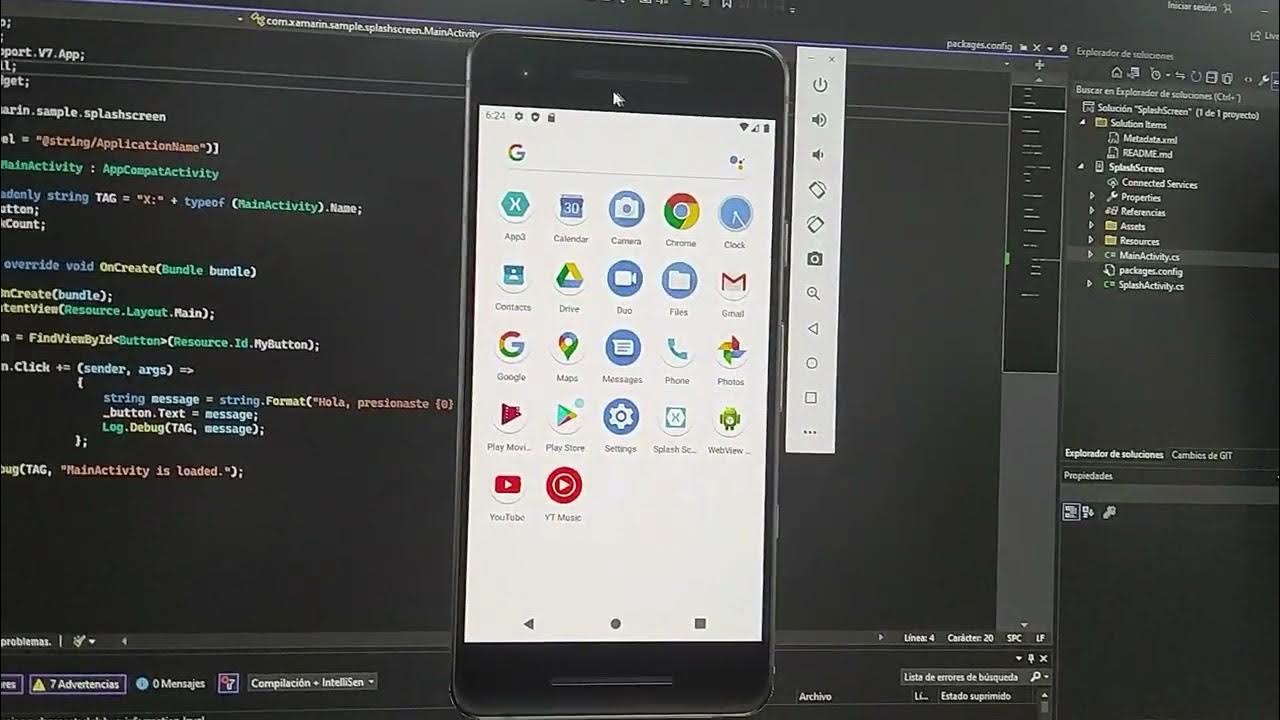 SPLASH SCREEN XAMARIN - YouTube