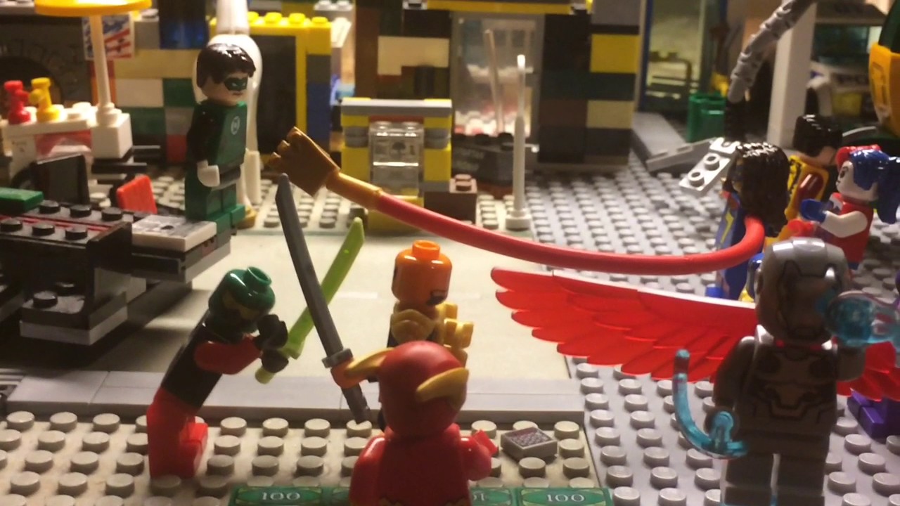 Lego Marvel VS DC Comics City Fight MOC - YouTube