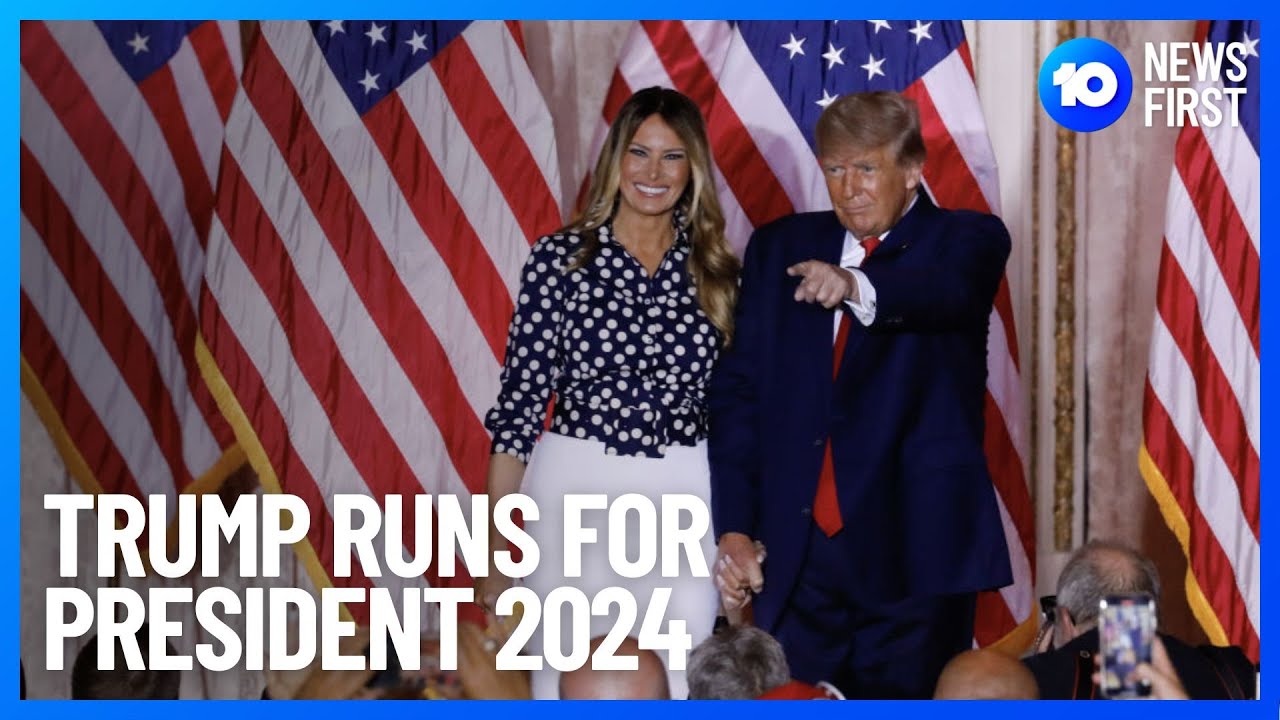 Donald Trump To Run For President In 2024 | 10 News First - YouTube