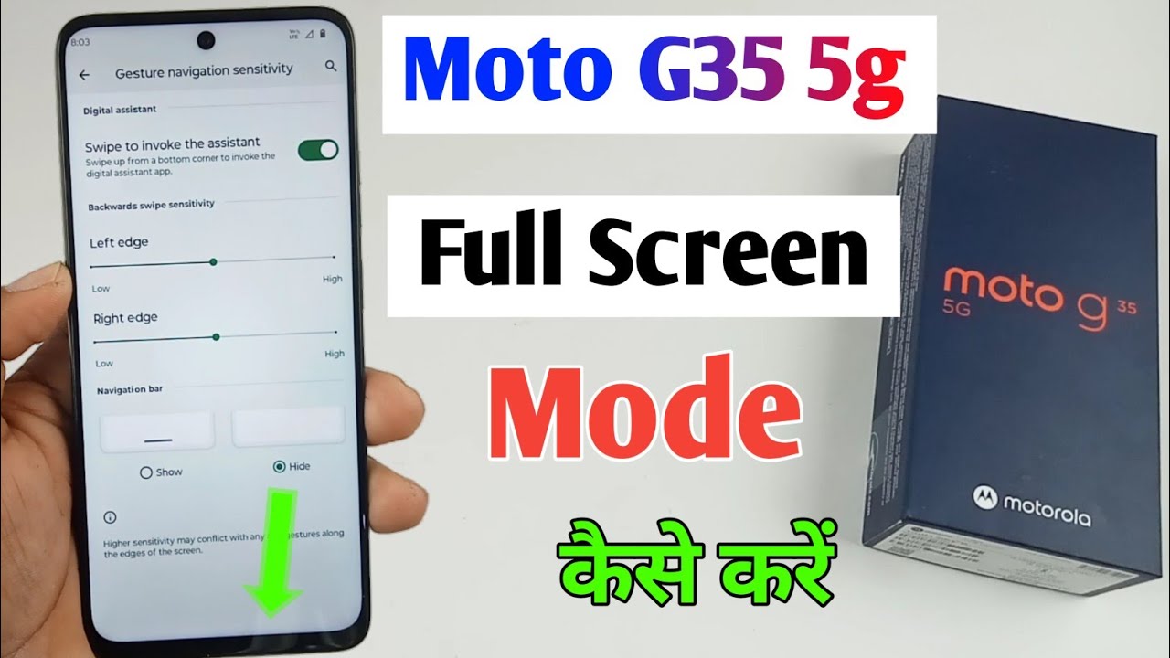 moto g35 5g full screen setting /how to full screen mode moto g35 5g ...