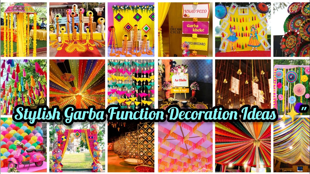 Garba Function Decoration Ideas, Stylish & Trending Decor Tips for ...