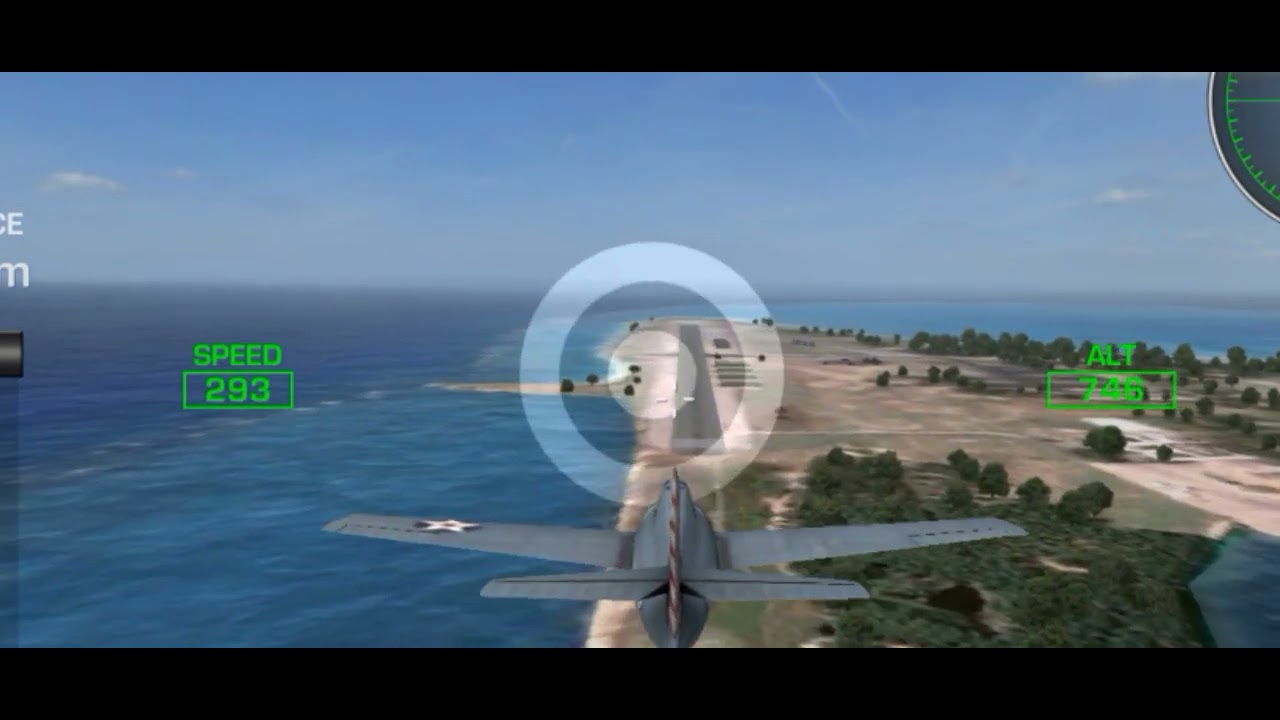 Landing a ww2 plane in a long runway - YouTube