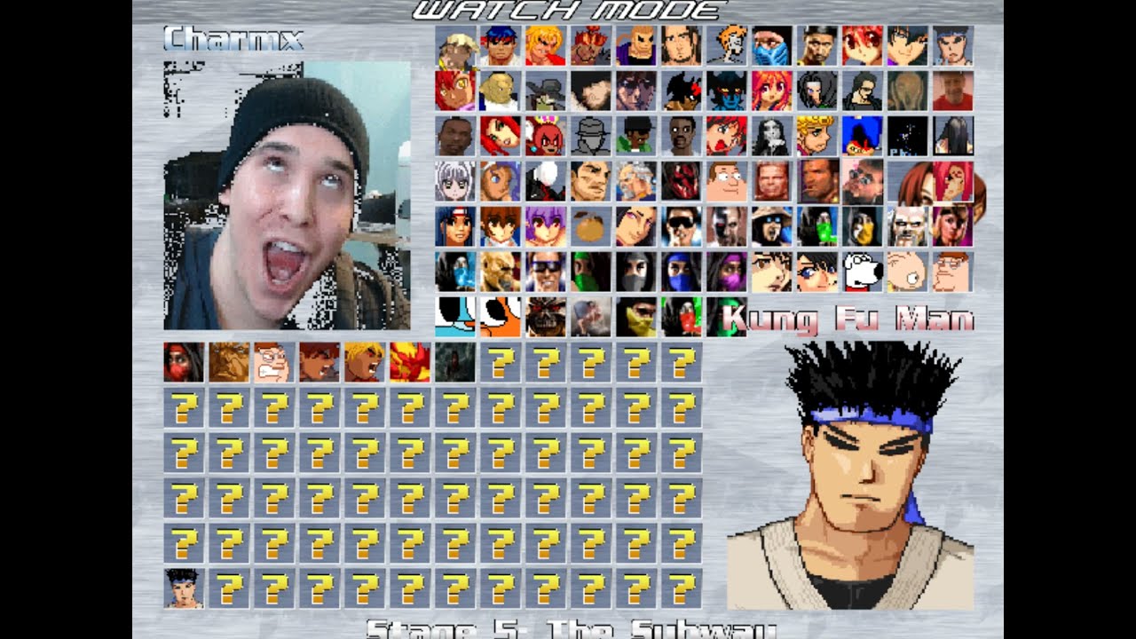 MUGEN BATTLE: Charmx VS. Kung Fu Man. (Charmx MUGEN Character I made 4 ...