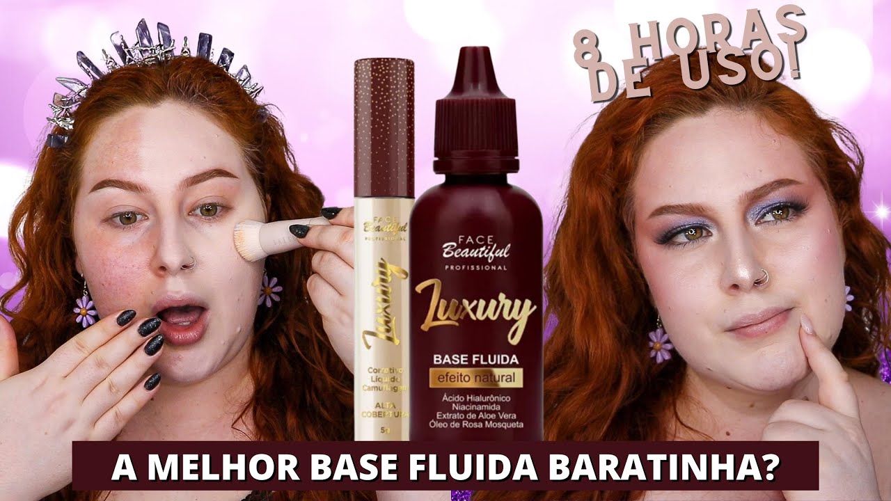 Resenha base fluida Luxury da Face Beautiful - YouTube