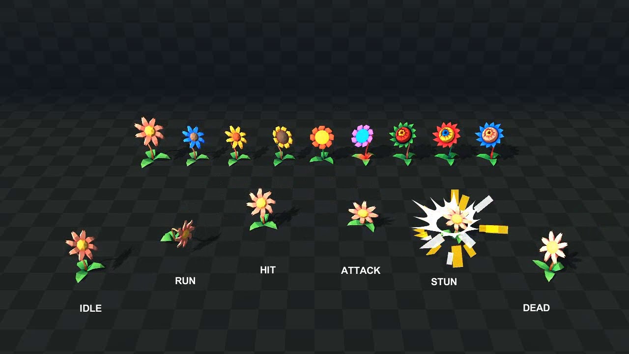 Showcase Flower Action - YouTube